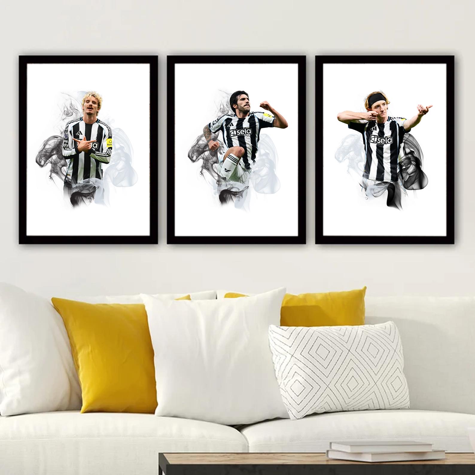 3 Newcastle United Football Posters – A4 or A3 Glossy Prints ...