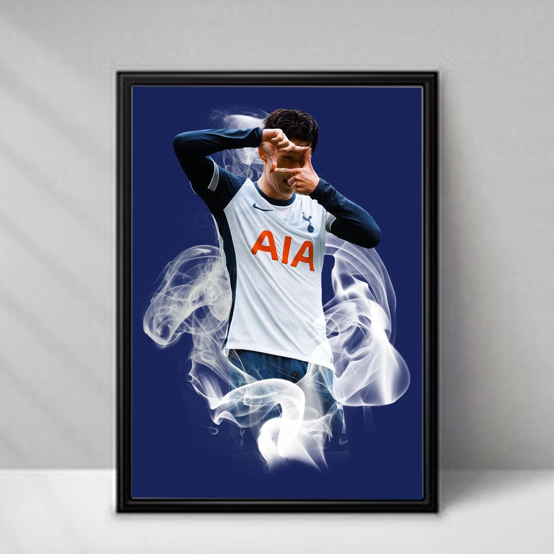 Heung Min Son Football Poster – A4 or A3 Glossy Print – Tottenham ...