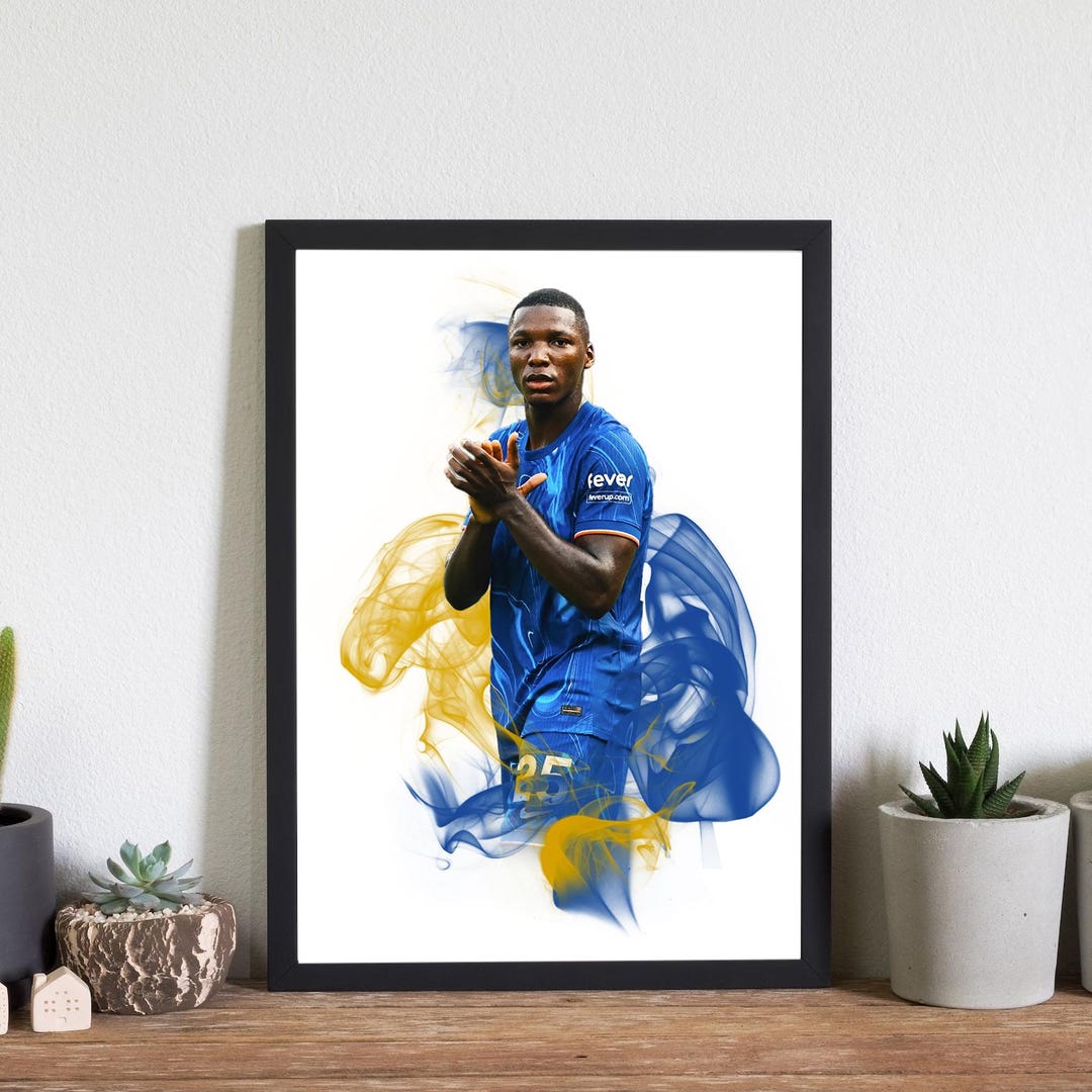 Moises Caicedo Football Poster – A4 or A3 Glossy Print – Chelsea Player ...