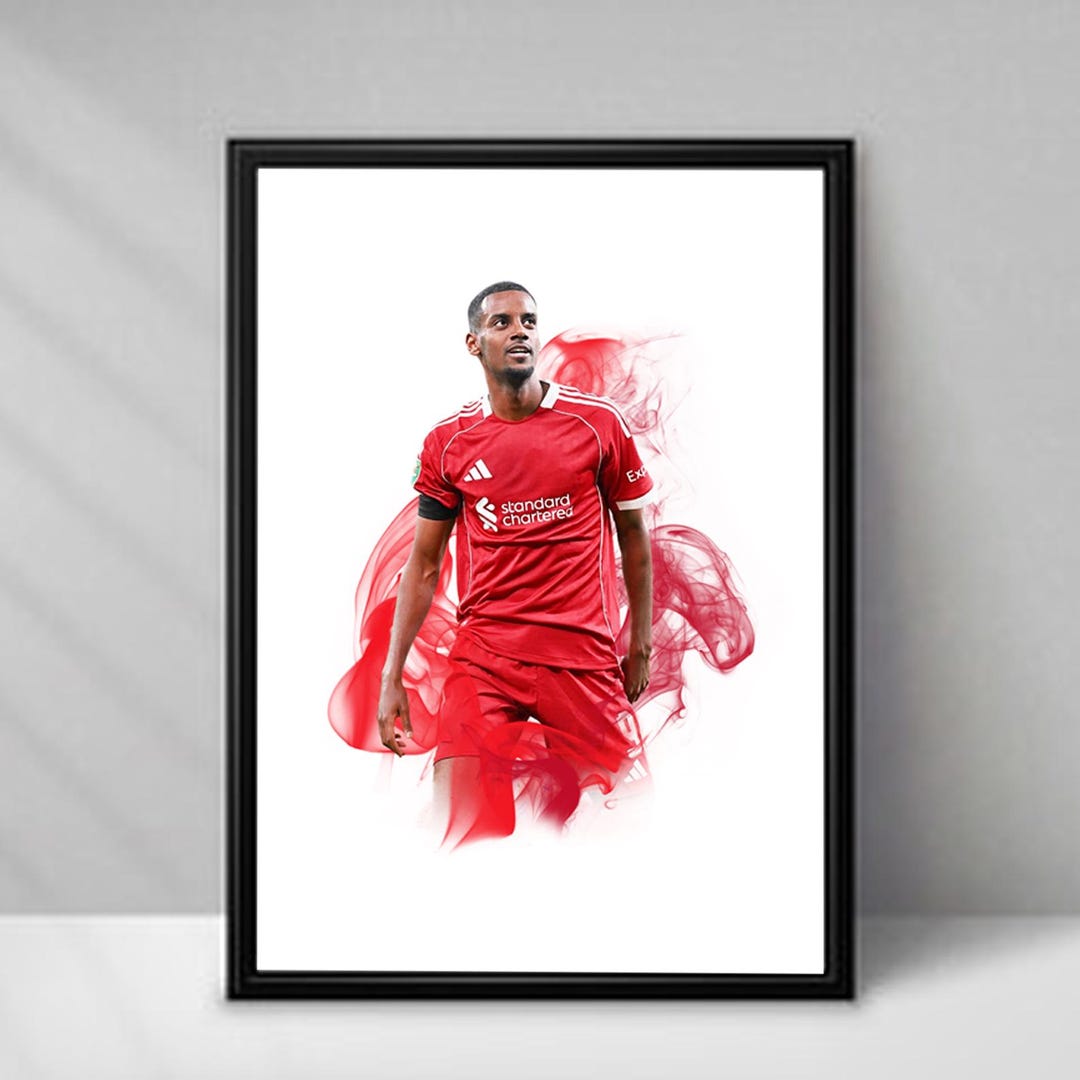 Alexander Isak Football Poster – Smoke - A4 or A3 Glossy Print ...