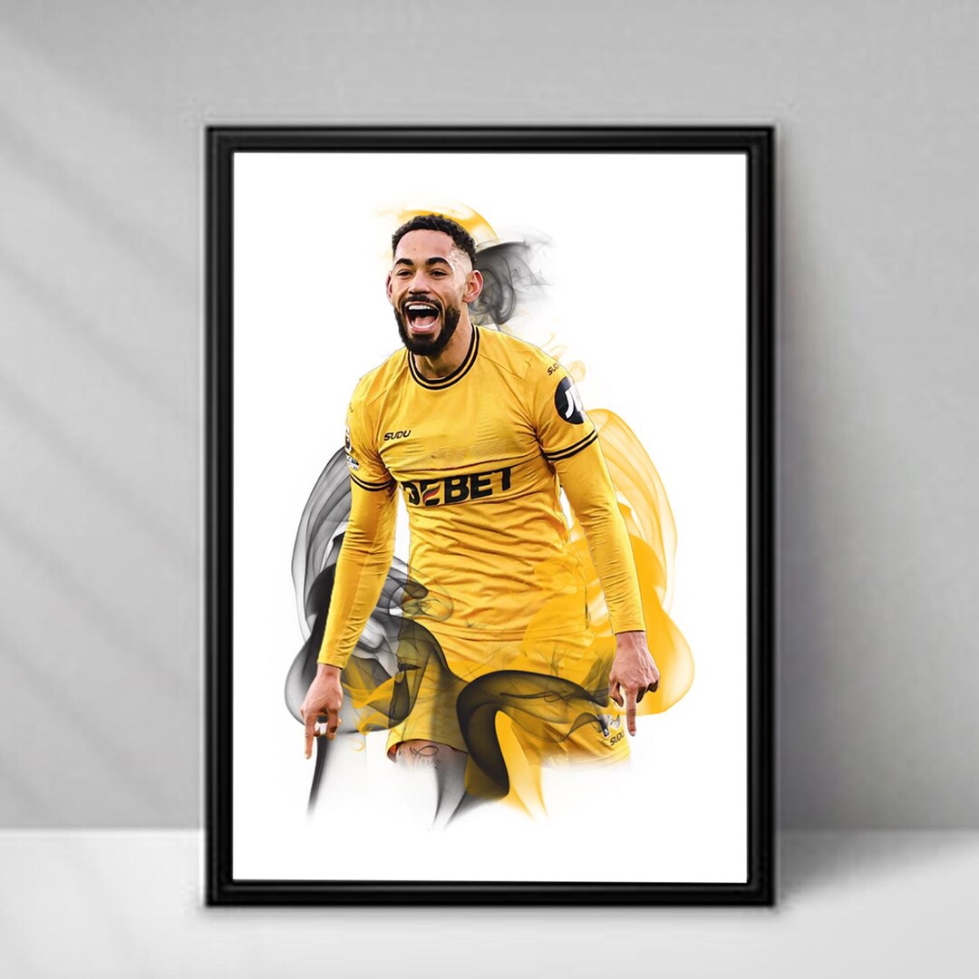 Matheus Cunha Football Poster – A4 or A3 Glossy Print – Wolverhampton ...