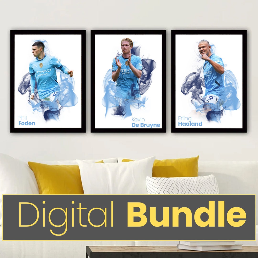 Manchester City Discount Bundle | Digital Download | Football Prints ...