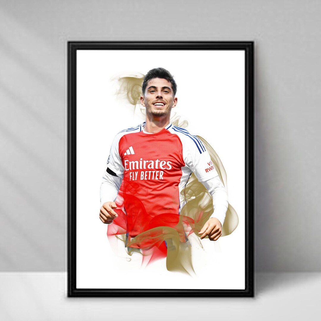 Kai Havertz | Arsenal | Football Print | Poster | Wall Art | Bedroom ...