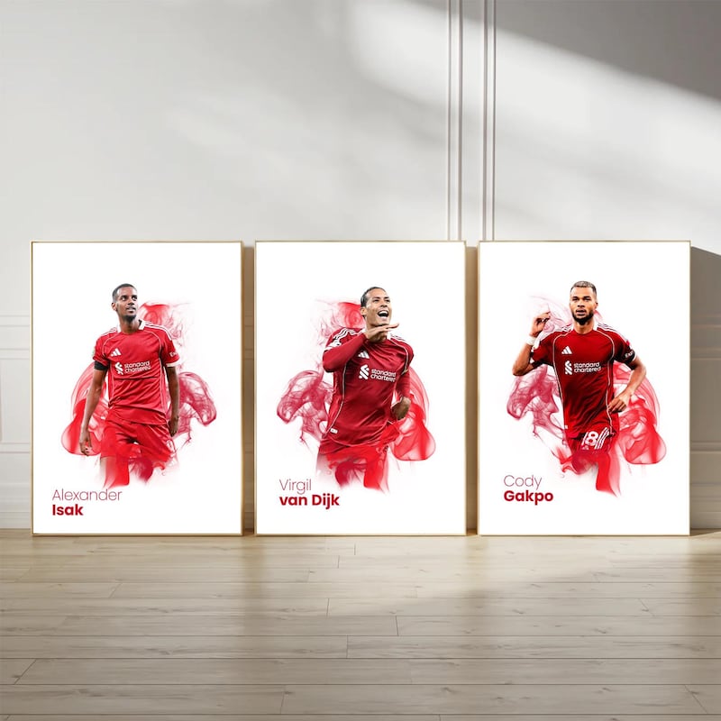 Liverpool Print Van Dijk - Etsy UK