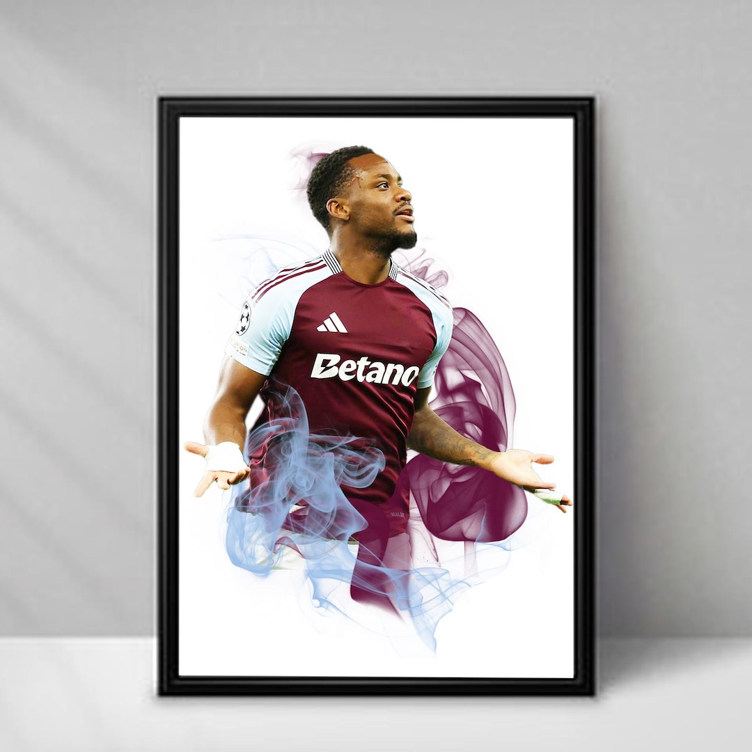 Jhon Duran Football Poster – A4 or A3 Glossy Print – Aston Villa Player ...