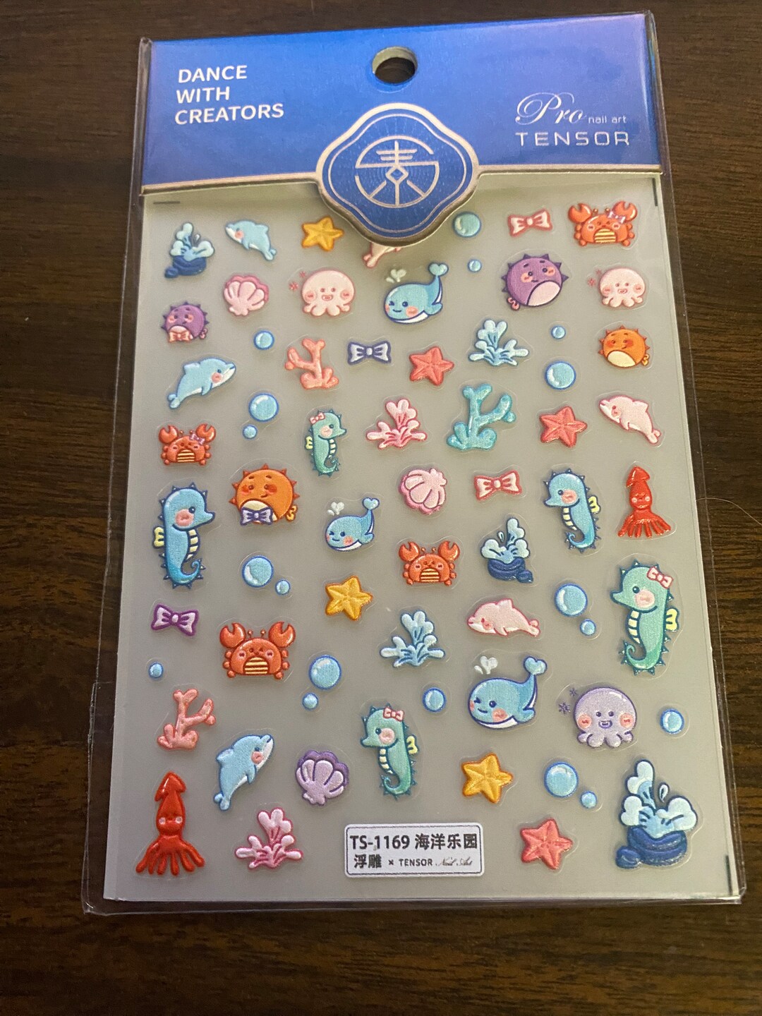 Set of 5D Character Jelly Fish Nail Decals Nail Art Stickers - Etsy