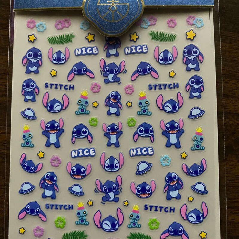 Lilo and Stitch Nails - Etsy