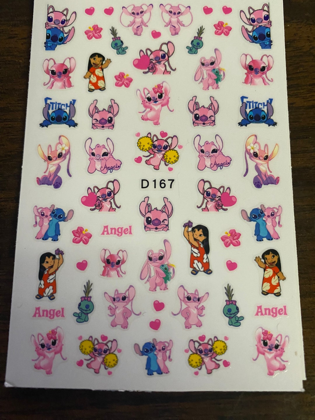 SALE Set of 3D Nail Decals Stitch Nail Art Stickers - Etsy