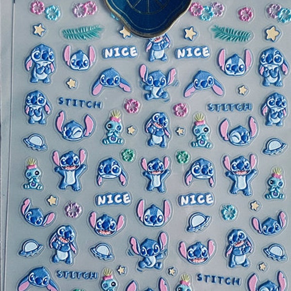 Stitch Stickers - Etsy