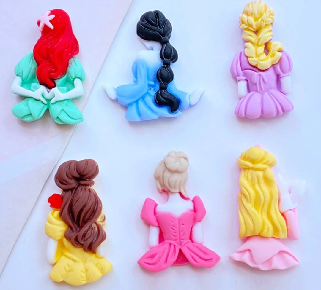 New Set of 9 Resin Princess Back Flat Back Cabochon Hairbow - Etsy