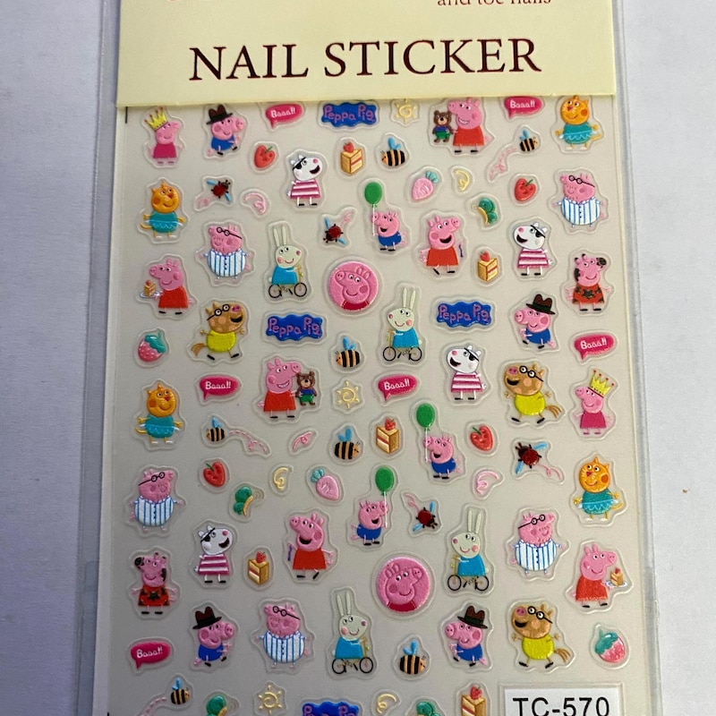 Peppa Pig Stickers - Etsy