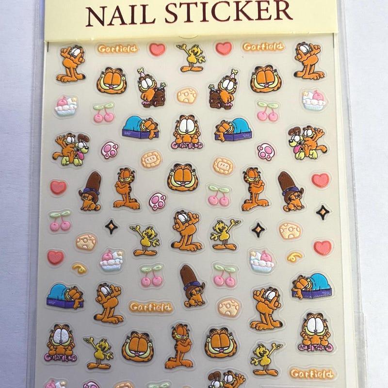 3d Cat Nail Art Set - Etsy