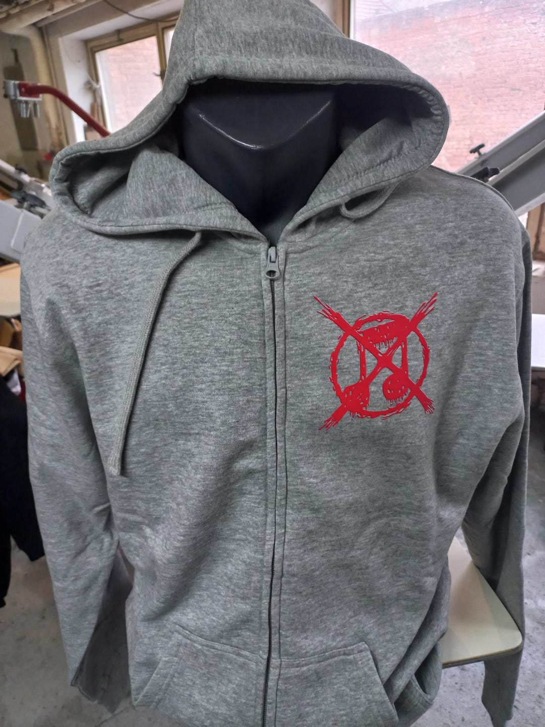 Grind Core, Merch, Grind, Punk, Zipper Hoodie - Etsy