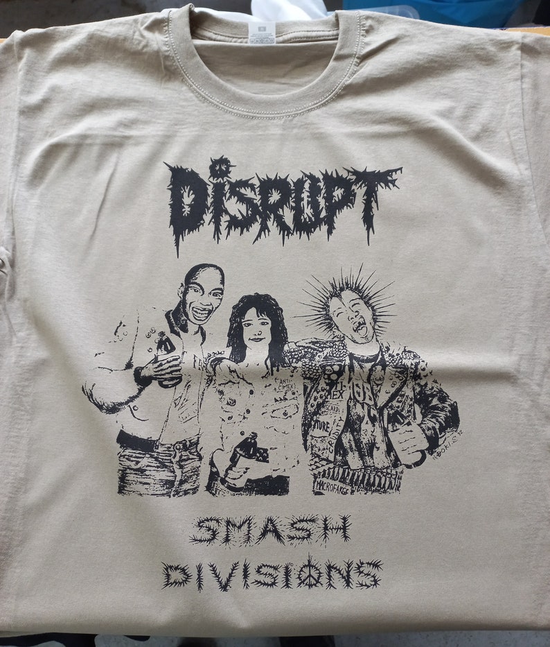 Disrupt Smash Divisions, Hardcore, Crust, Punk, Grind, T-shirt, Merch ...