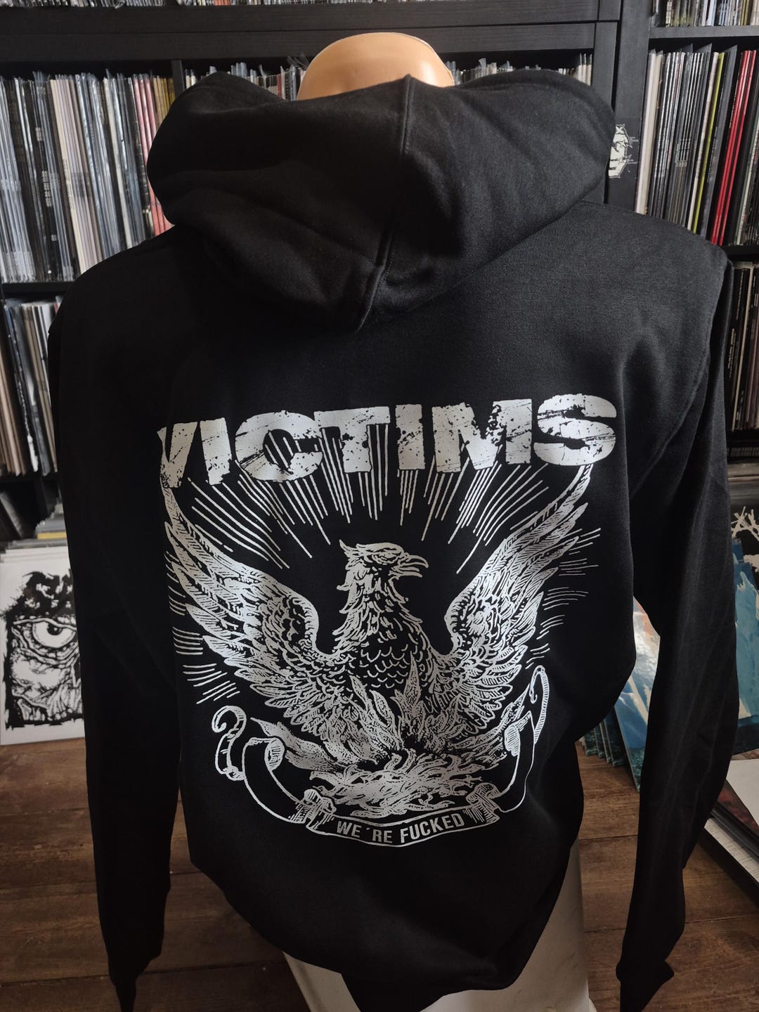 Victims - We're F*cked, Merch, Crust, Punk, Zipper Hoodie, Black and ...