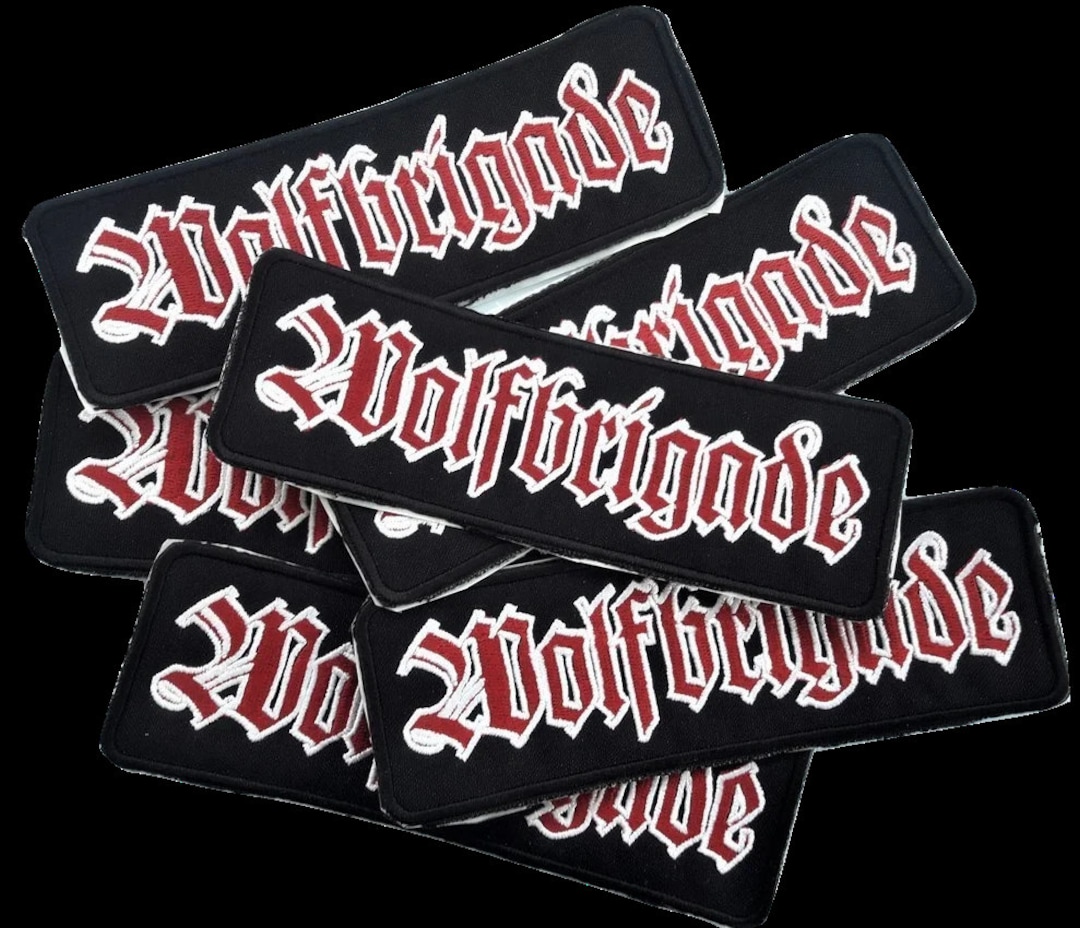 Wolfbrigade, Logo, Embroidered Patch, Crust, D-beat, Sweden - Etsy