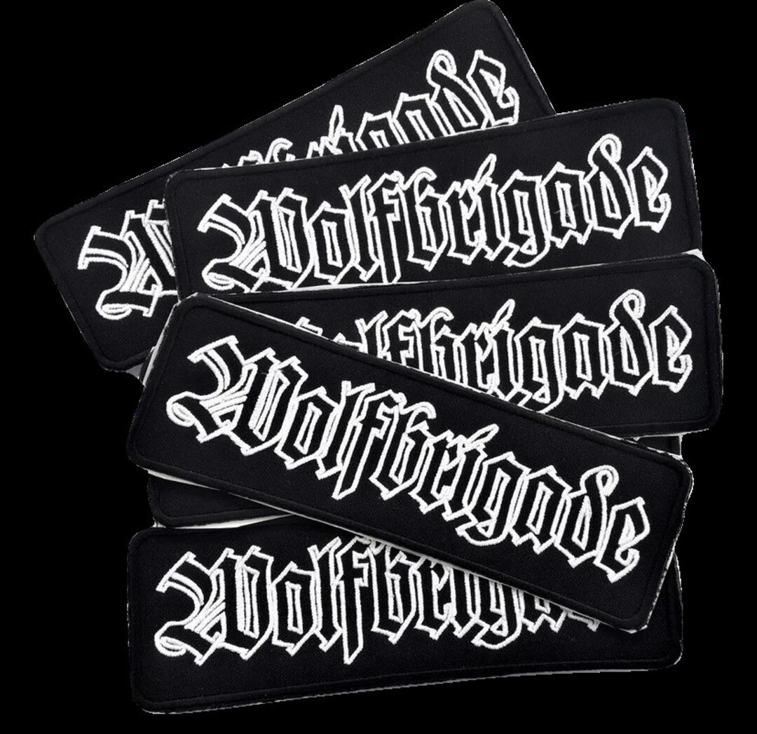 Wolfbrigade, Logo, Embroidered Patch, Crust, D-beat, Sweden - Etsy