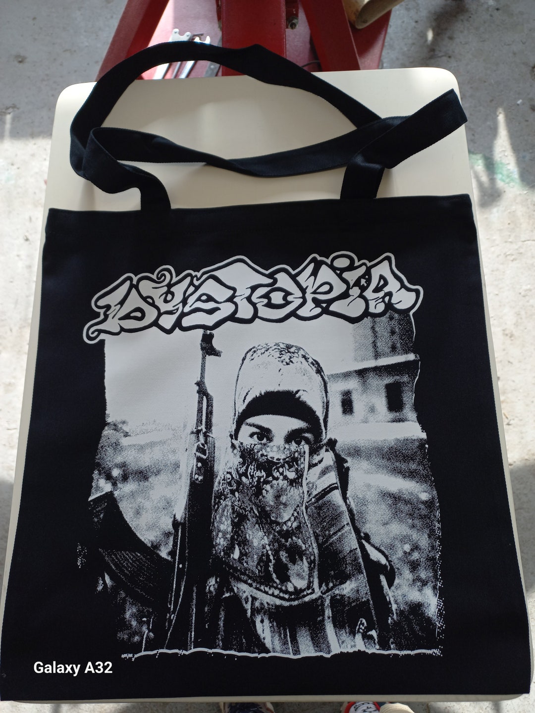 Dystopia Tote Bag, Bag, Cotton, Hand Made, Canvas Bag - Etsy