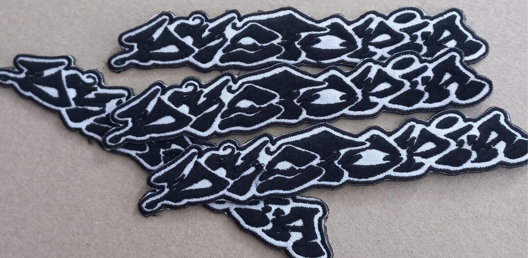 Dystopia, Logo, Embroidered Patch, Sludge, Stoner, Hardcore, Logo - Etsy