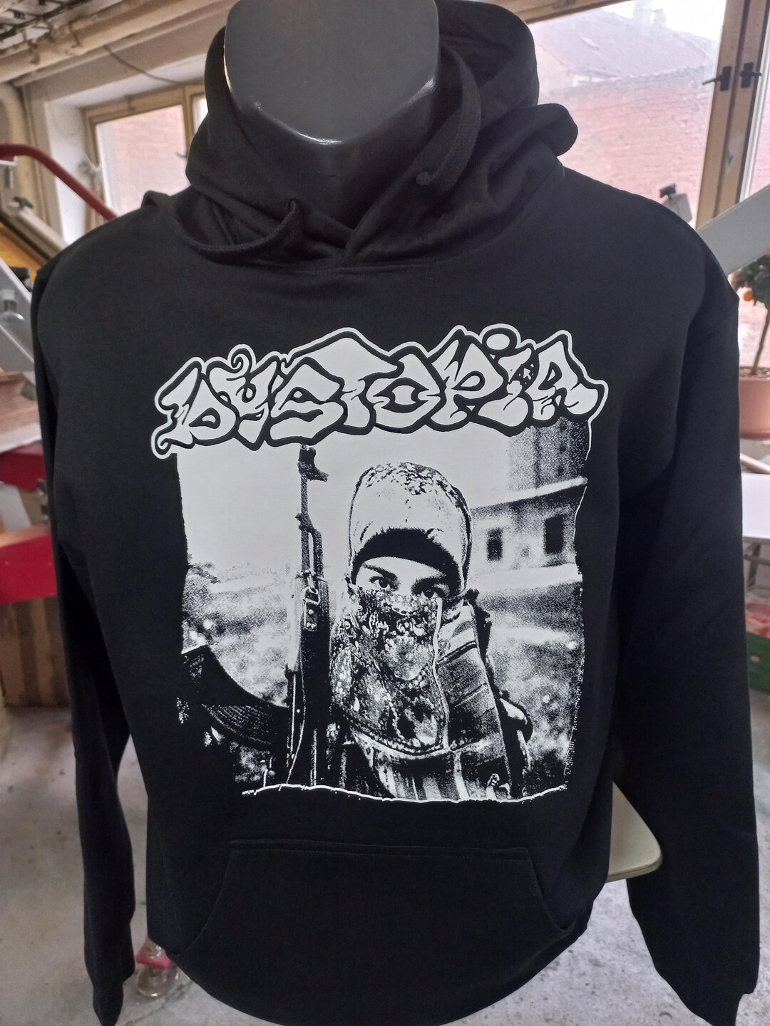 Dystopia Hoodie, Hardcore, Crust, Sludge, Merch, Metal - Etsy
