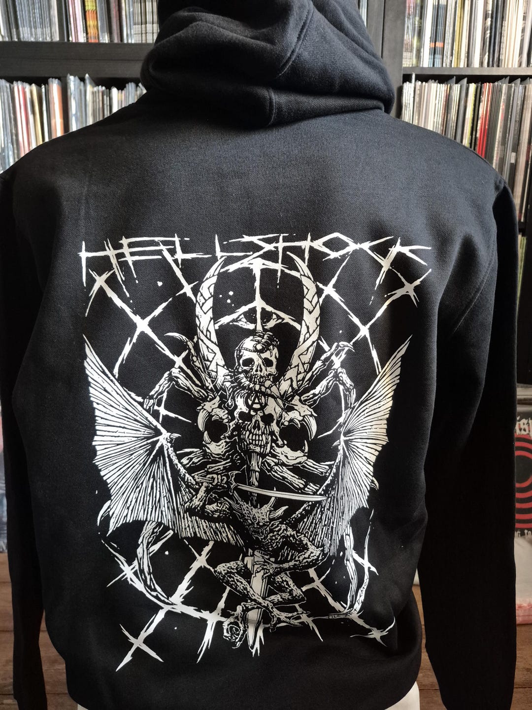 Hellshock - the Art Demon, Hoodie, Stenchcore, Metal, Crust, Merch - Etsy