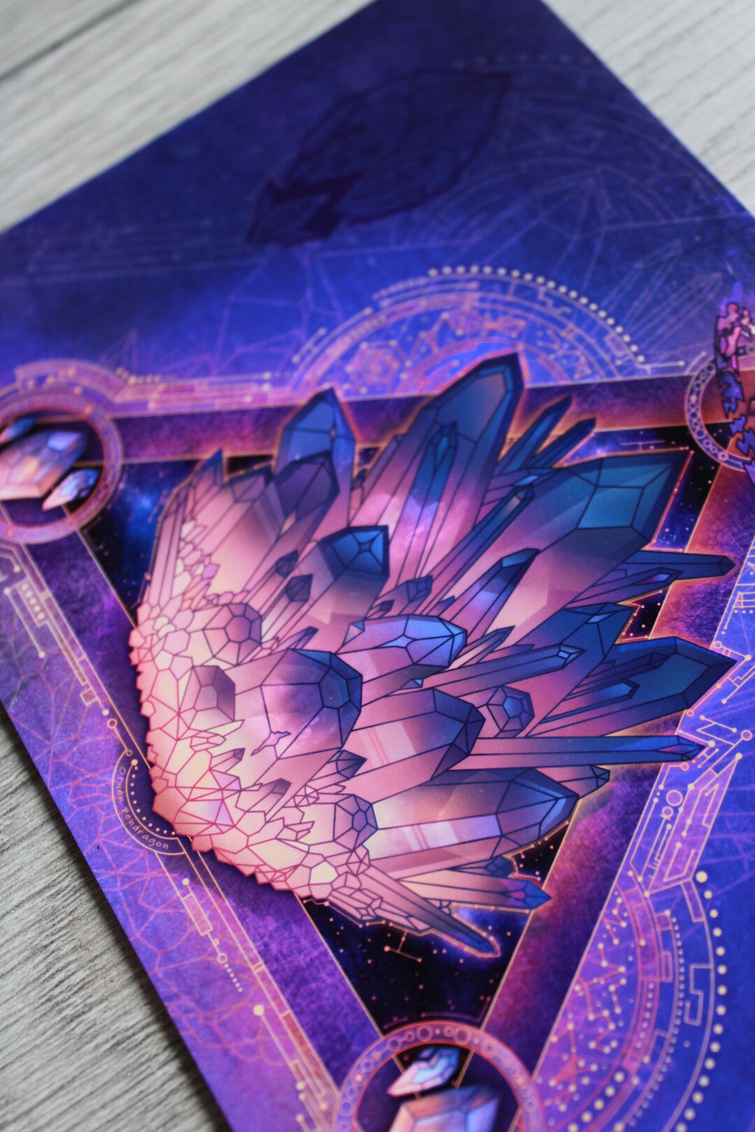 Astral Crystal Art Print - Etsy
