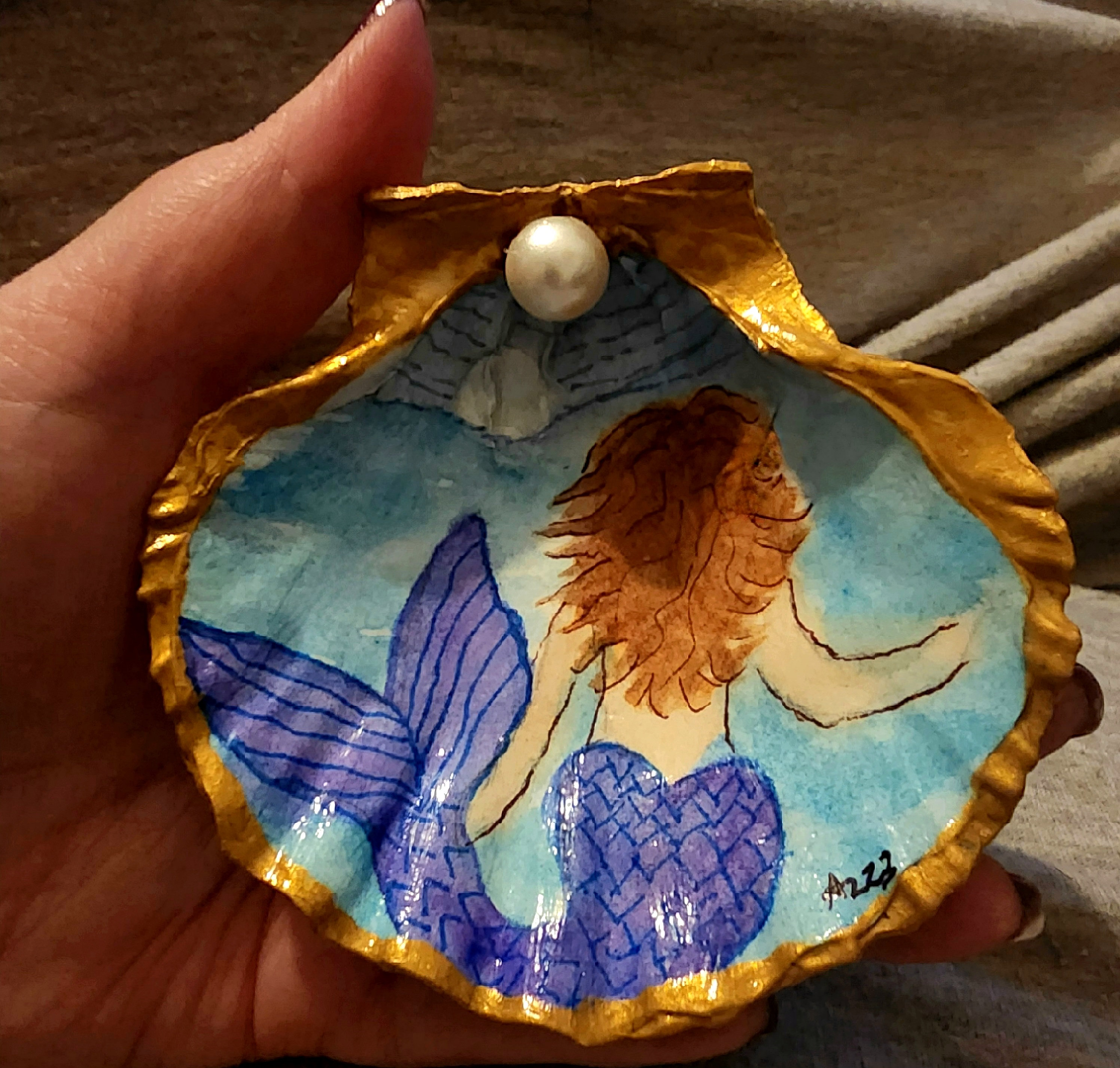 Custom Mermaid Trinket Dish - Etsy