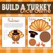 Build a Turkey Thanksgiving Dice Game, Thanksgiving Game Printable ...