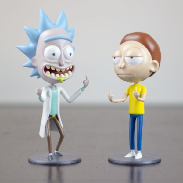 Stl Files for 3d Printing Rick and Morty - Etsy