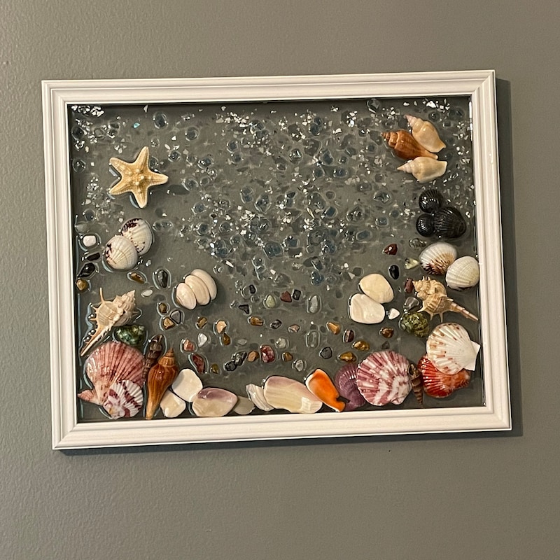 Sea Shell Resin Art - Etsy