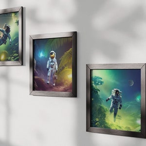 Video Mockup Frame, Animated Square Frames , Gallery Frame PSD Mockup ...