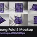 Samsung Fold 5 Mockup, Device Mockups, Display Mockup, Galaxy Mockup ...