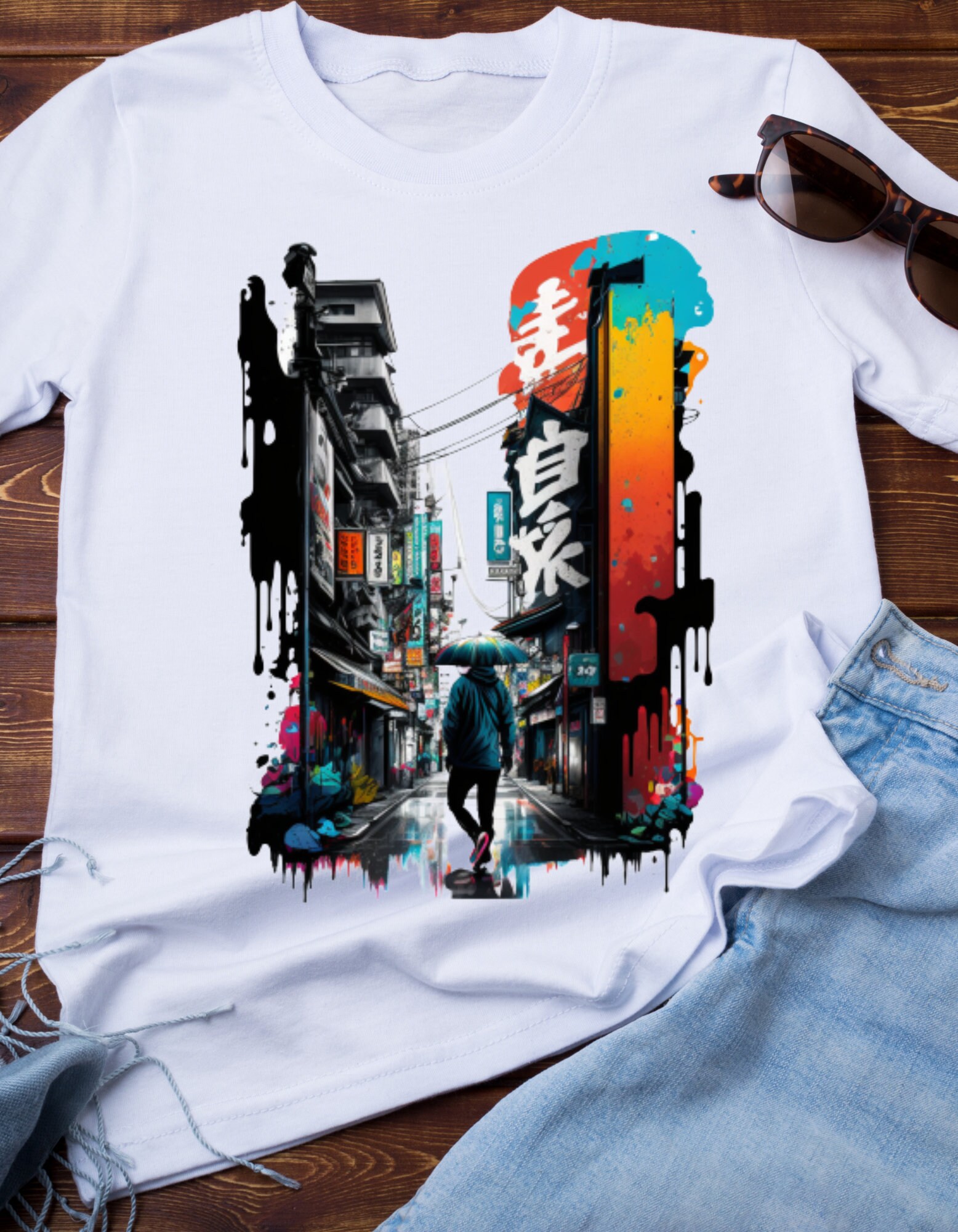Tokyo Street Art Graphic, Tokyo Street Art, Japanese Fashion, Artistic ...