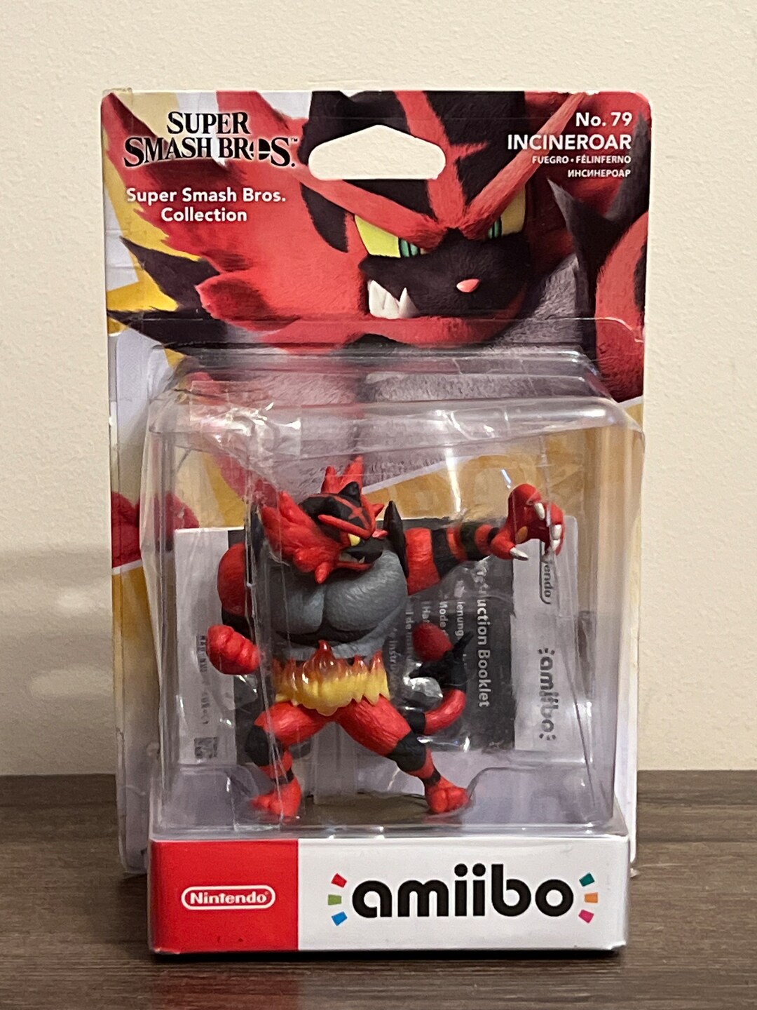 Nintendo Amiibo Incineroar Super Smash Bros. Series Switch Action ...
