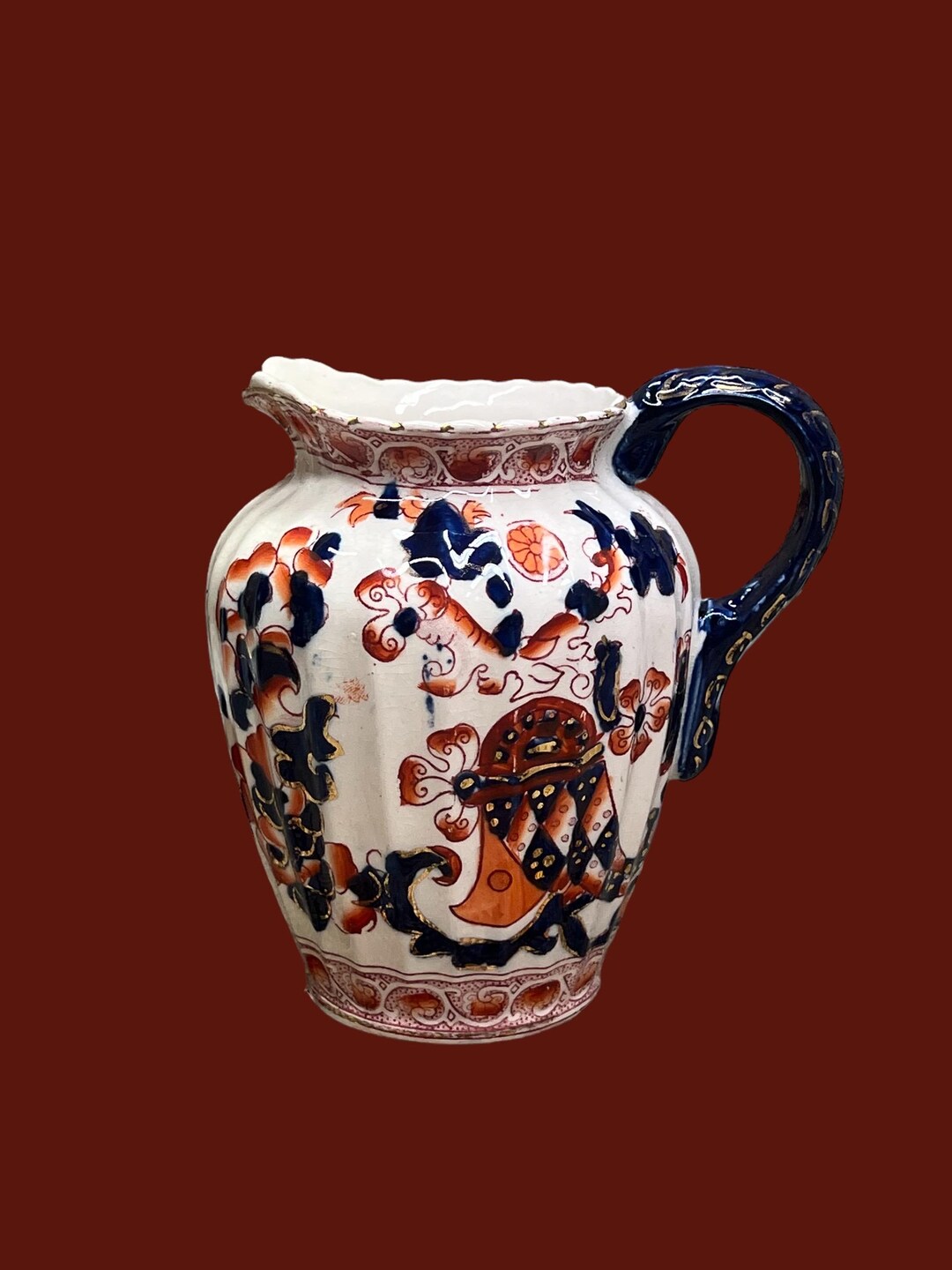 Simon Fielding & Co. Indian Imari Style Pitcher 1890s - Etsy