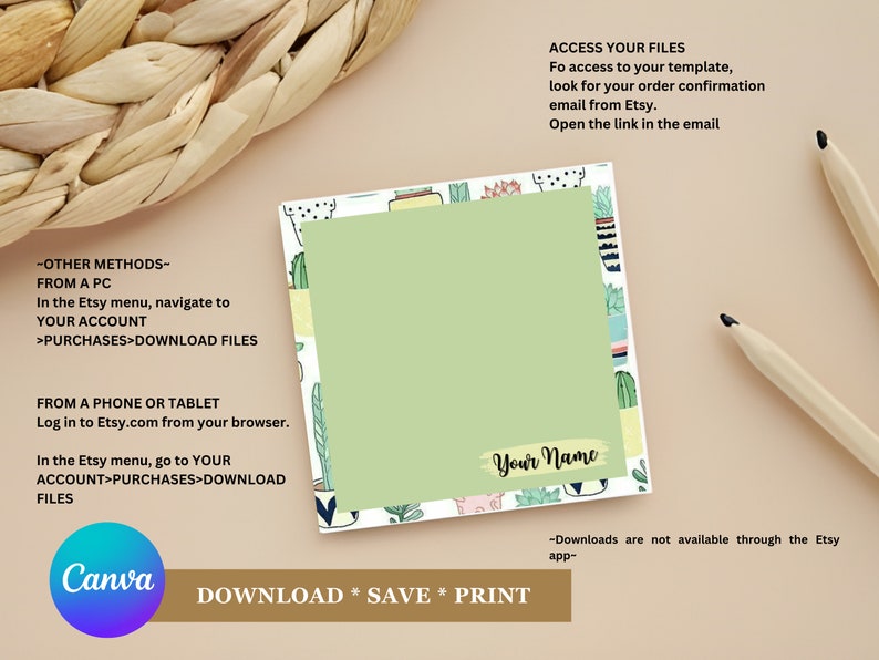 Editable Note Pad, Pretty Printable Notes. Stationary. Writing Paper ...