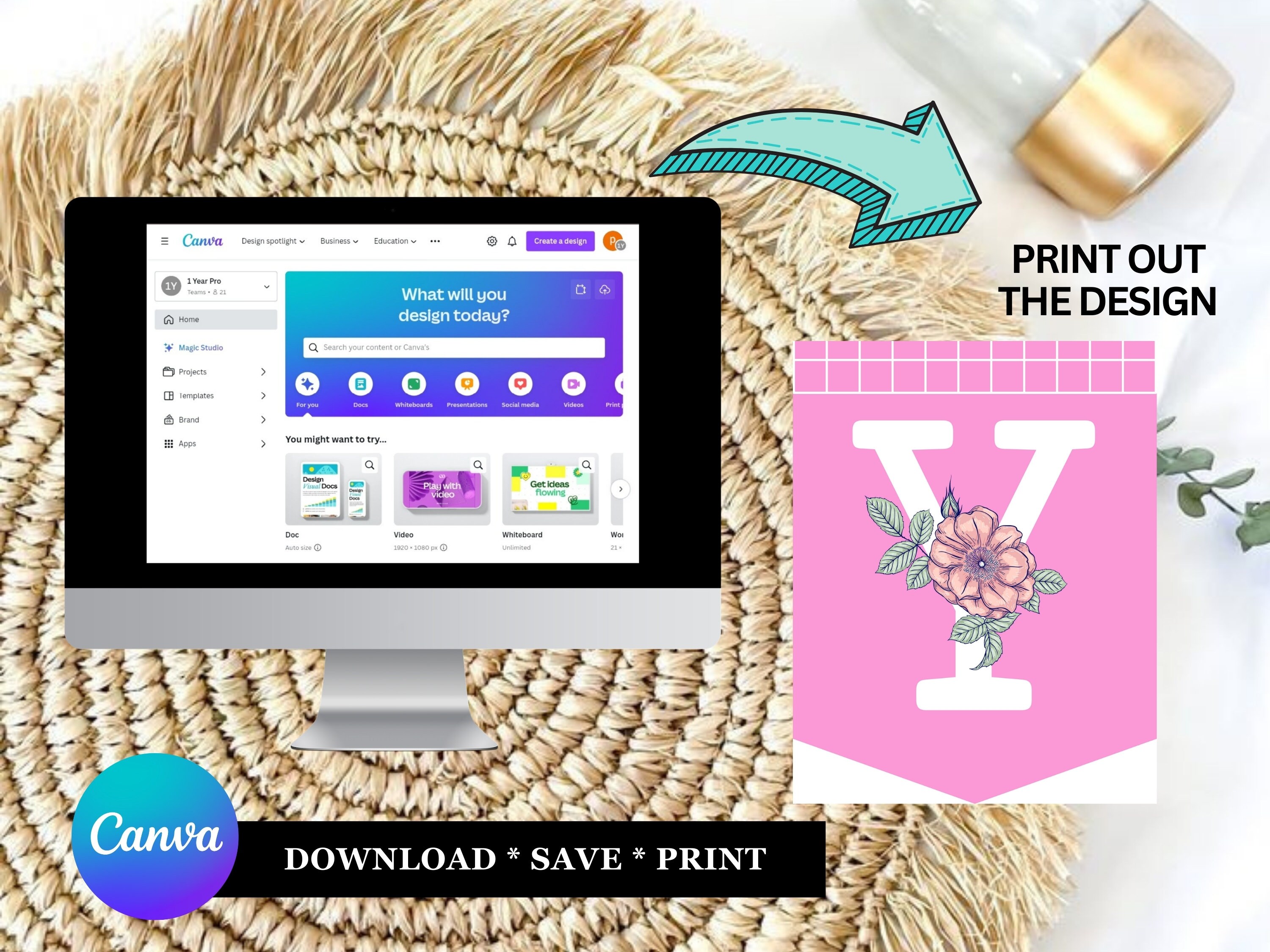 Cute Printable Banner, Birthday Party, Birthday Decoration, Bunting ...