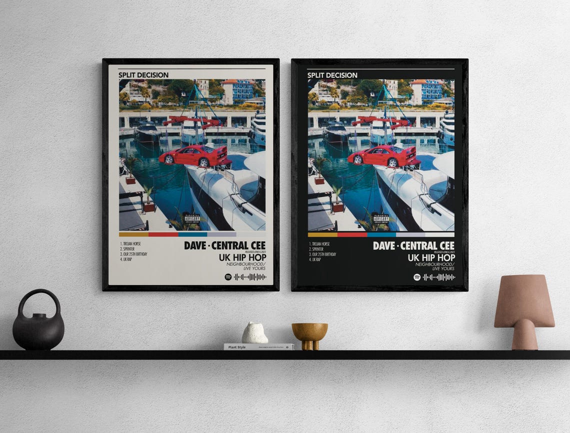 Central Cee & Dave - Sprinter - Album Poster - Digital Download ...
