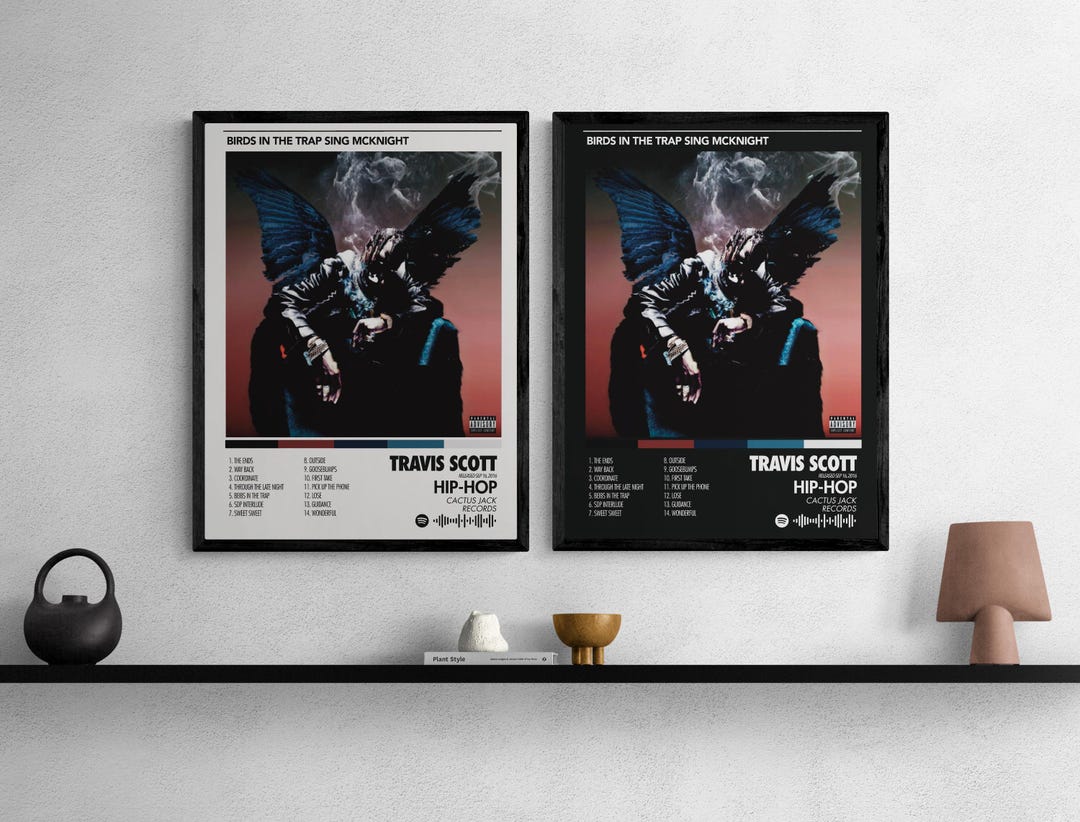 Travis Scott - Birds in the Trap Sing Mcknight - Album Poster - Digital ...