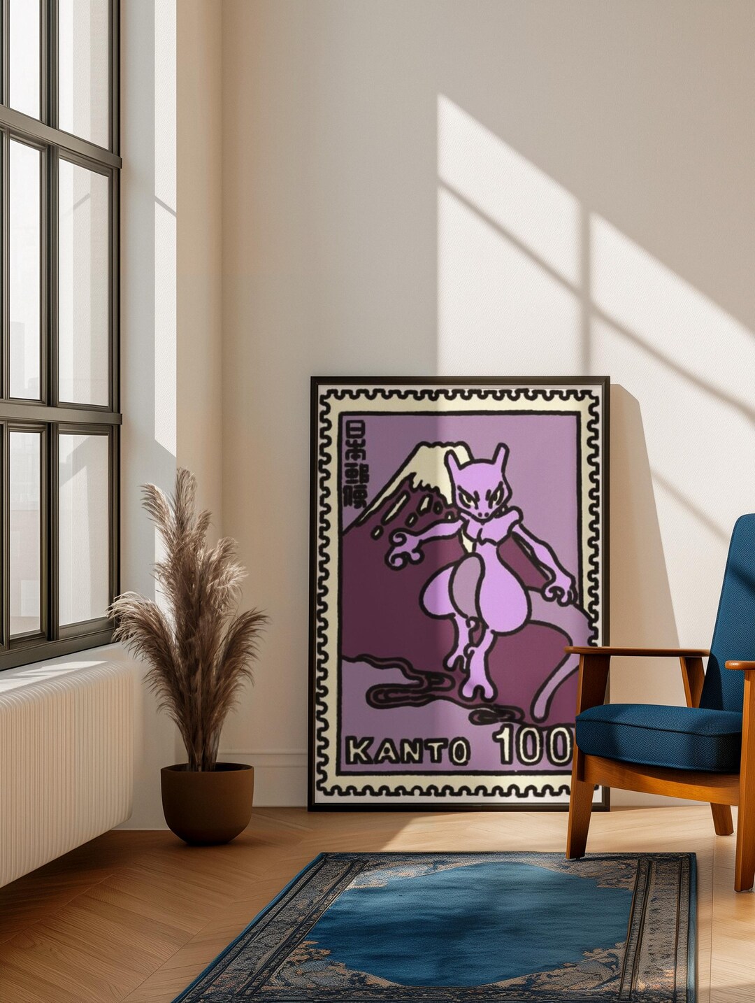 Pokemon Poster,mewtwo Vintage Printable,bundle Pokemon Print,high ...
