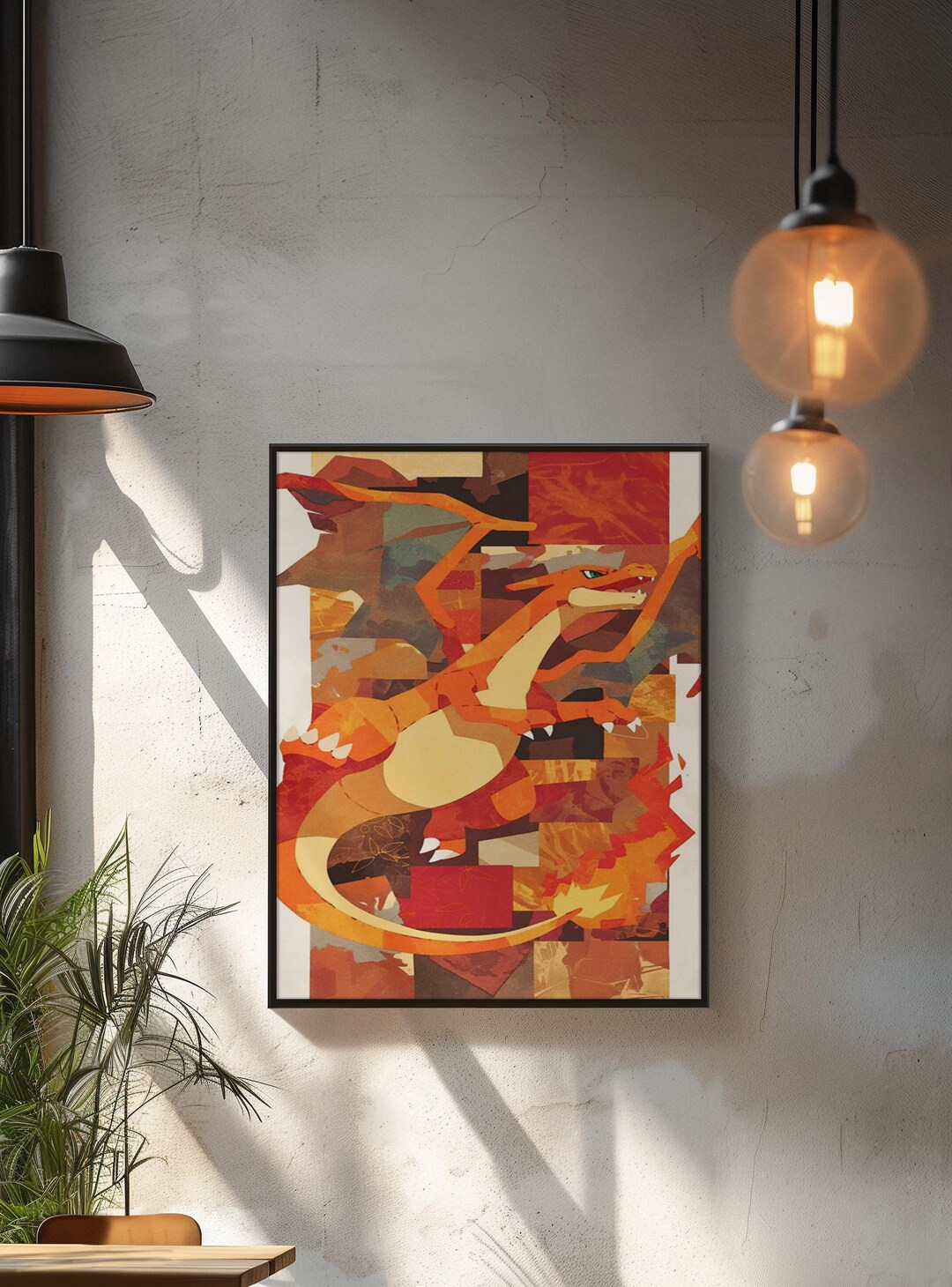 Charizard Pokemon Poster, Anime Print, High Quality, Japanese Home ...
