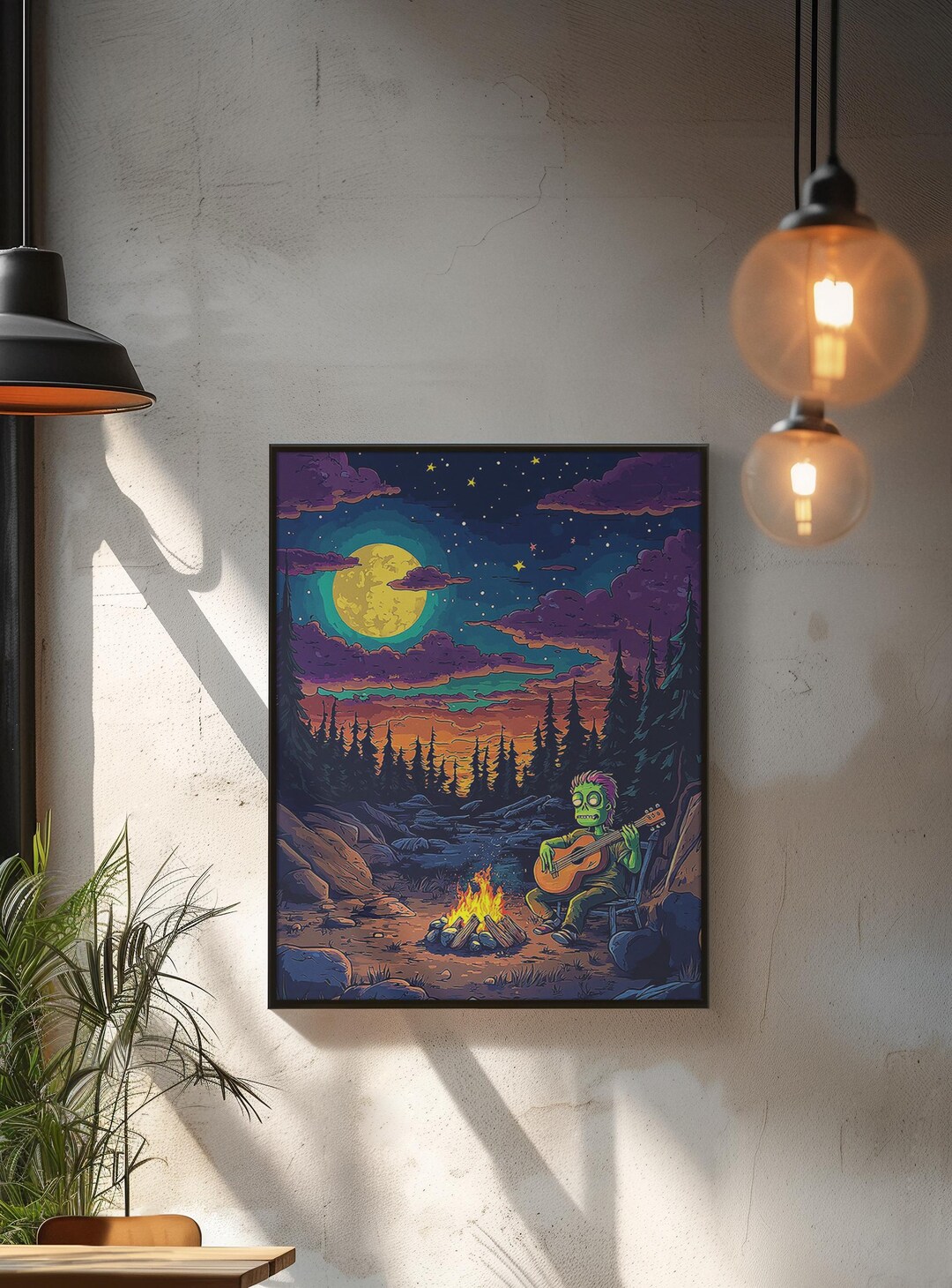 Adventure Time Poster, Jack and Finn Painting, High Quality Anime Print ...