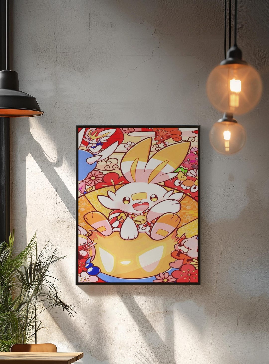 Pokemon Art Print, Cute Pokemon Poster Wall Art, High Quality Anime ...