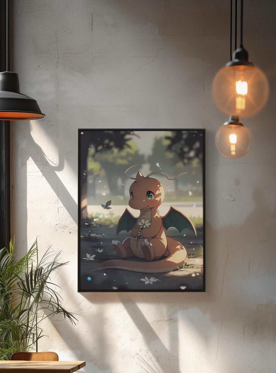 Pokemon Poster,dragonite Wall Art,high Quality Anime Fan Art,japanese ...