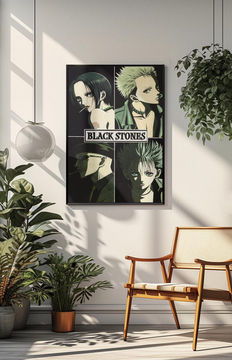 Nana Bundle Poster Printable,nana Anime Print,vintage Black Stone ...