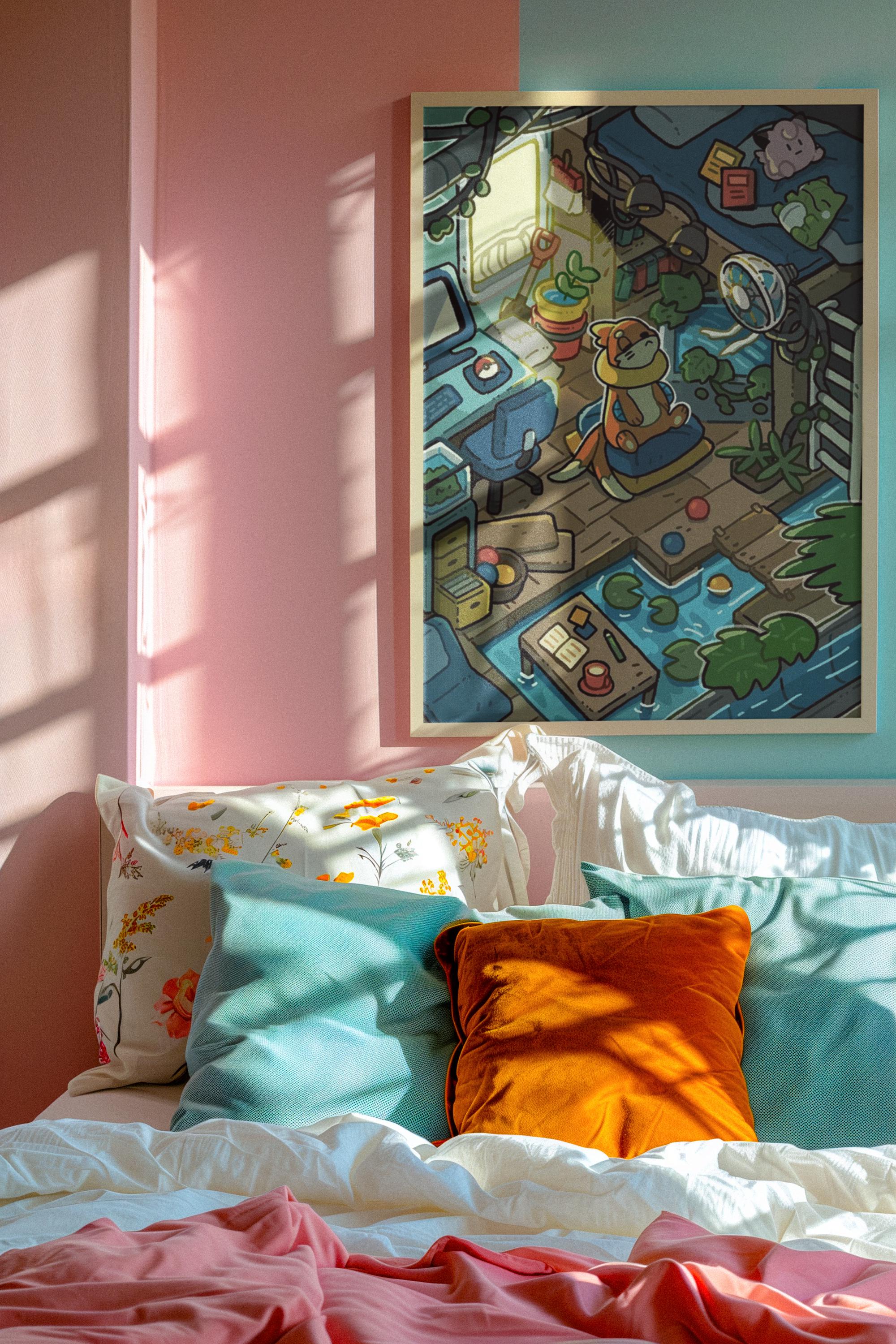 Pokemon Art Print, Buizel Poster Printable,pokemon Printable, High ...