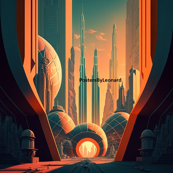 Retro Futuristic Art