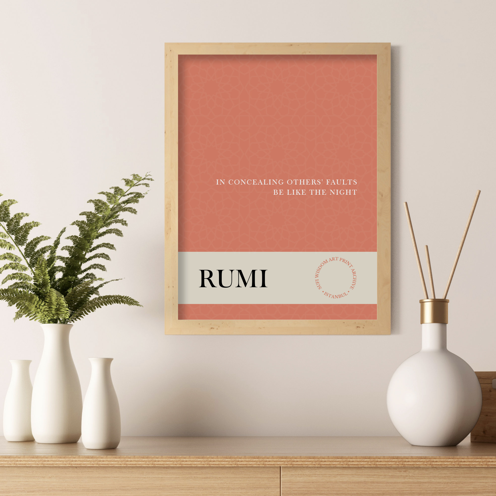 Rumi Quote Poster Rumi Poem Art Print Spiritual Prints Pink - Etsy Hong ...