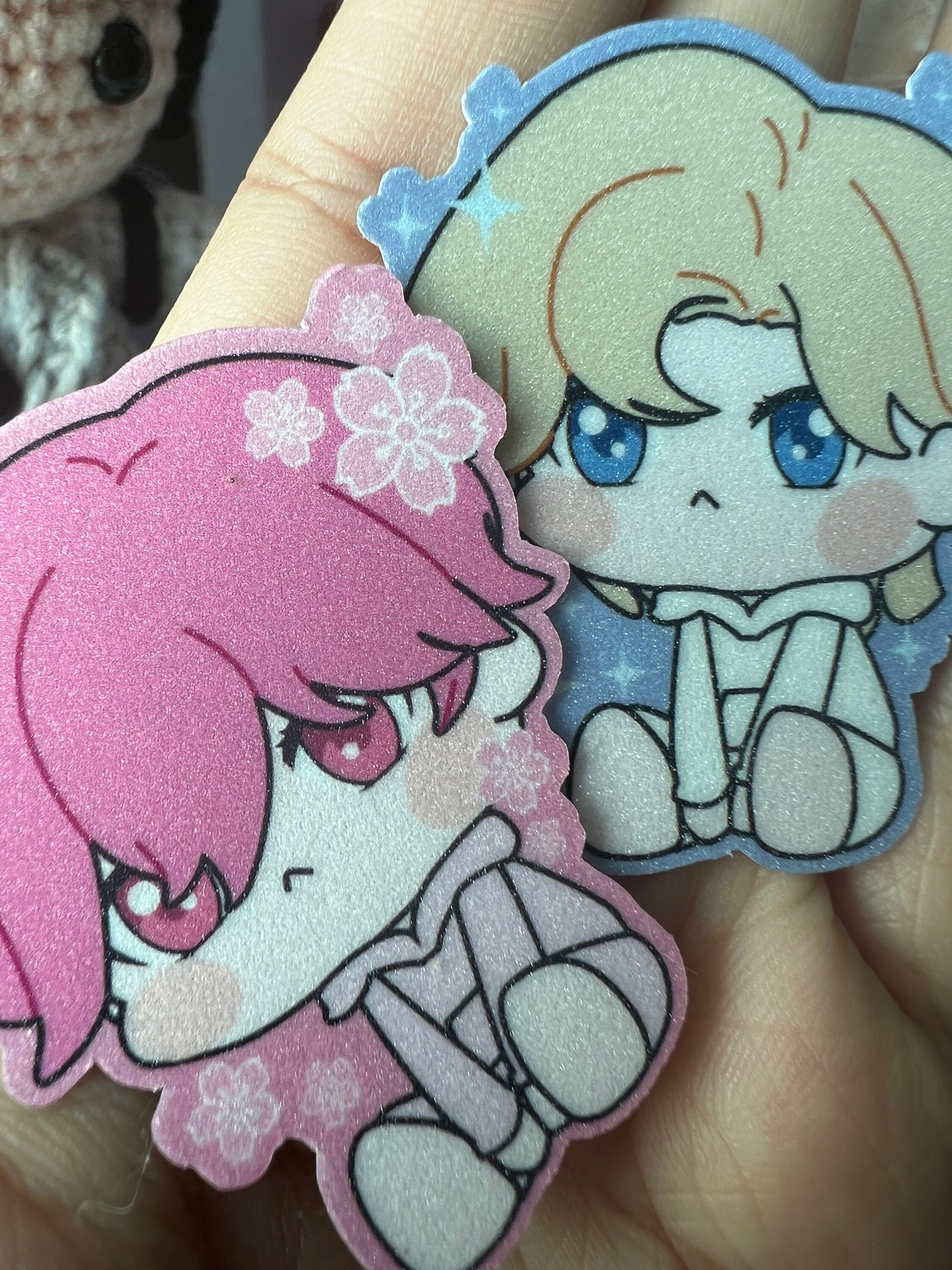 Fanmerch Plave Glitter Sticker Set - Etsy