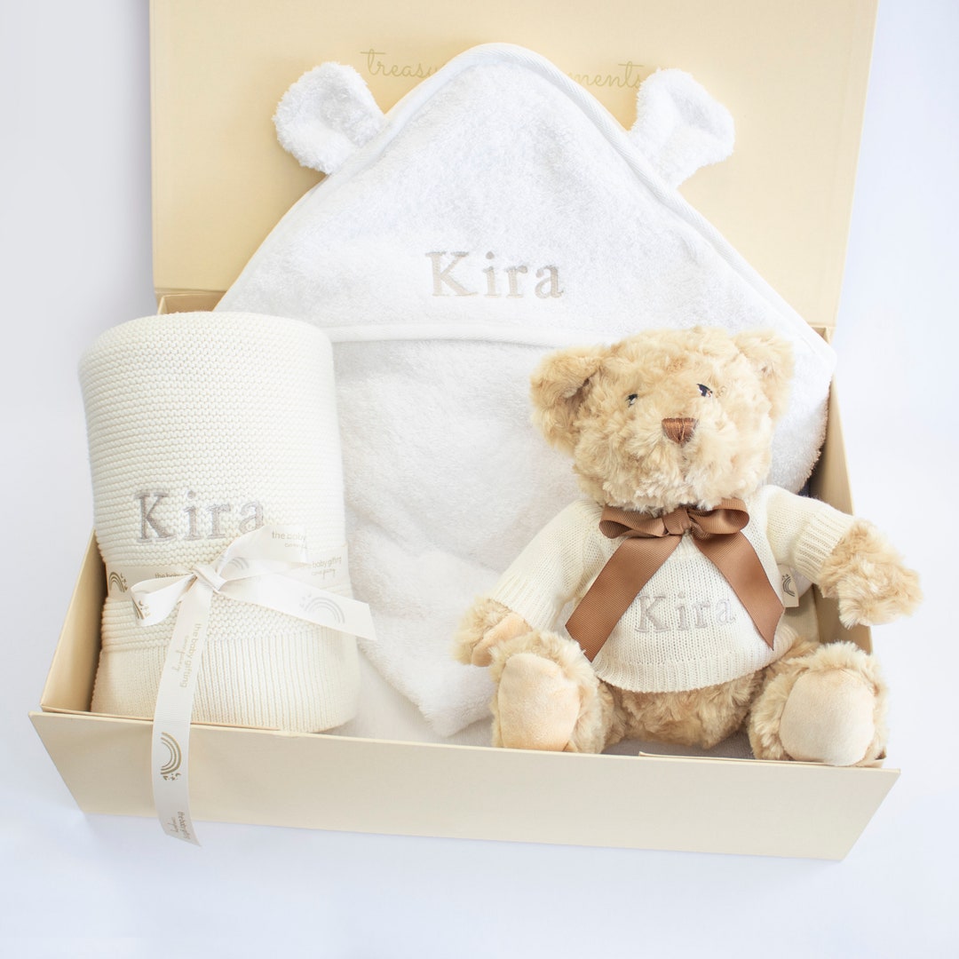 New Baby Shower Welcome Baby Gift Set - Etsy UK